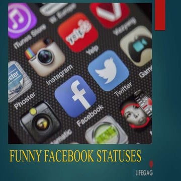 FUNNY FACEBOOK STATUSES | PPT