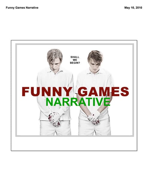 Funny Games 2007 Poster