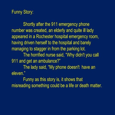 Funny Story | PPT