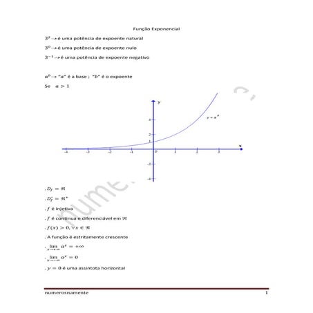 Função Exponencial | PDF