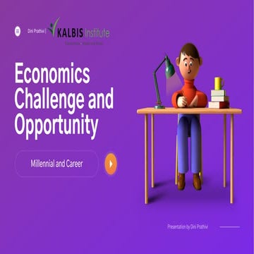 Economic Challenge and Opportunities:Gen Z Edition | PPT