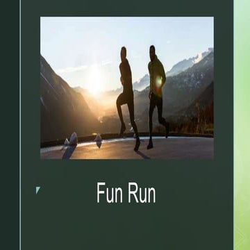 Fun run | PPTX