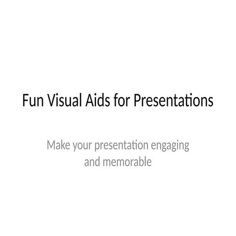 Fun_Visual_Aids_Presentation.pptx idea ppt | PPTX
