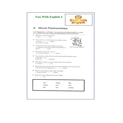 Fun with English 3 | DOC