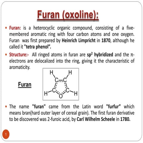 Ccccfuran.pptx Muhammad safwan1234567890 | PPTX | Chemistry | Science