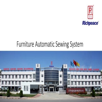Furniture automatic sewing system | PDF