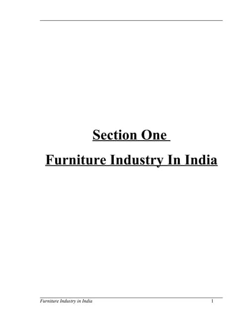 Furniture Manufacturing Process | PPT