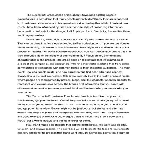 Further reading summary | PDF