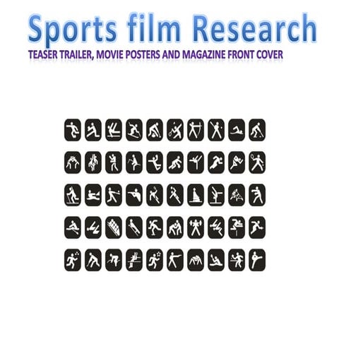 Sport films research | PPTX