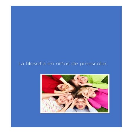 Proyecto Filosofía para Niños | PPTX