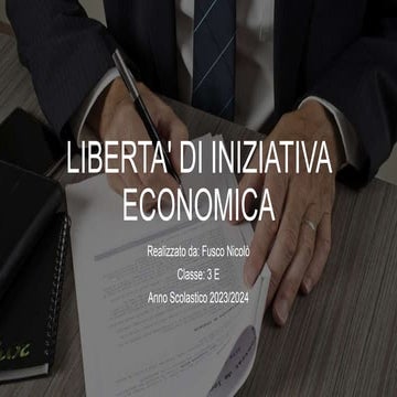 Questa è una presentazione di Educazione Civica riguardo la libertà di ...
