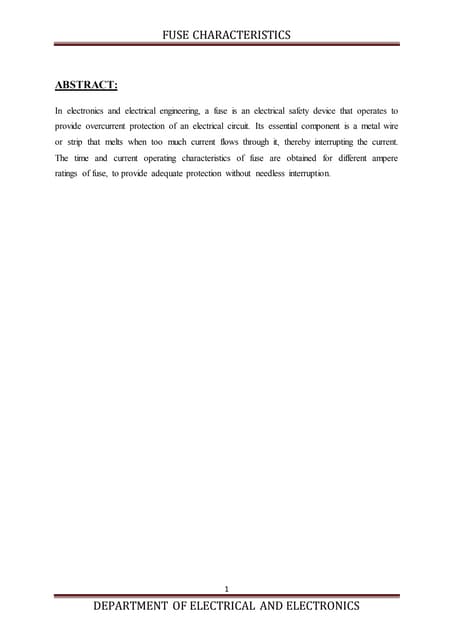 Simple model of Fuse(LTspice) | PPT