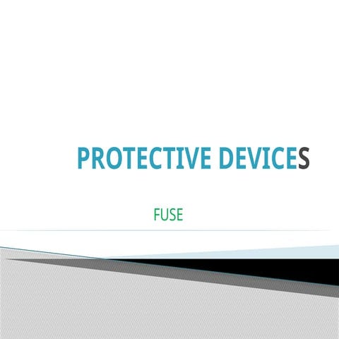 What is Rating protection devices and explain. | PDF