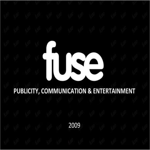 Fuse Bureaupresentatie Okt 2009 B | PPT
