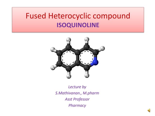 Isoquinoline.pptx