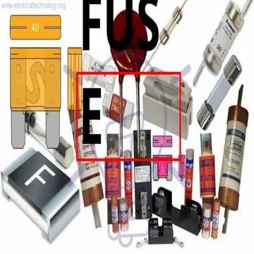 Fuse Ppt Pptx Electrical Installation And Maintenance Pptx