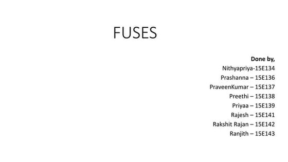 Fuse | PPT
