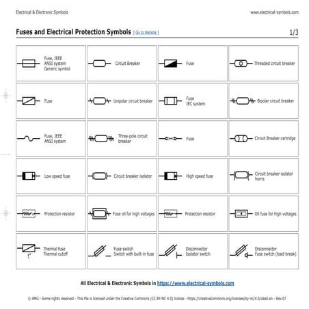 Amplifier Circuits Symbols | PDF