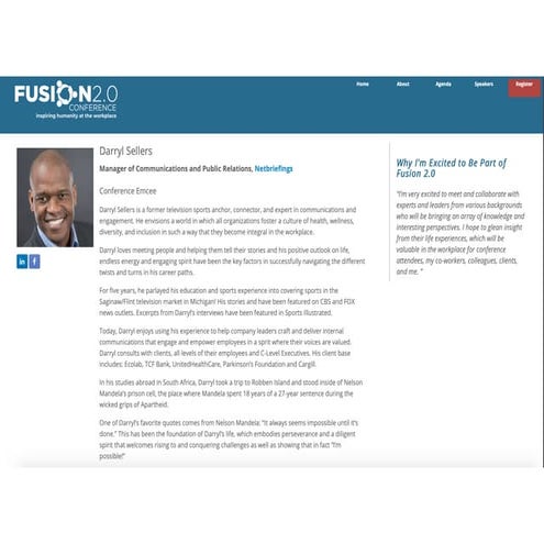 Fusion 2.0 Conference Bio | PDF