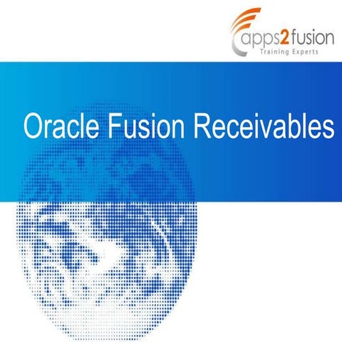 Fusion Apps Receivables Pdf Operating Systems Computer Software