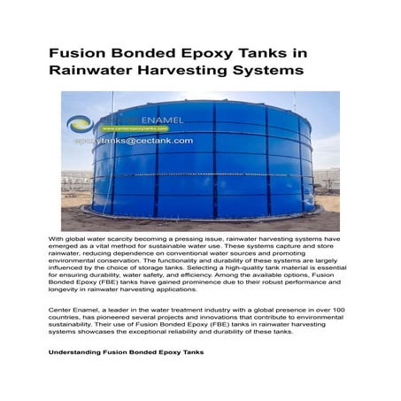 Fusion Bonded Epoxy Tanks in Rainwater Harvesting Systems.docx