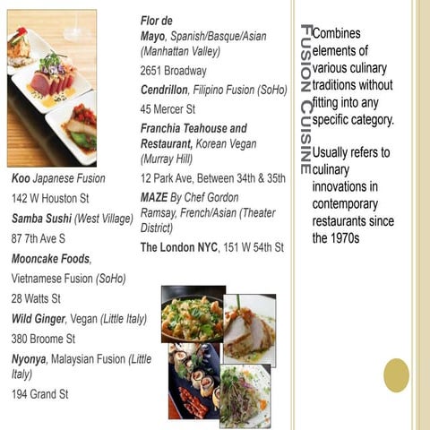 Fusion Cuisine(3) | PPTX