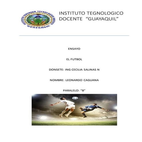Futból ensayo | DOCX