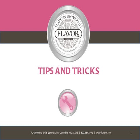 Tips And Tricks | PPT