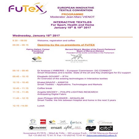 Futex 2017 programme gb | PDF