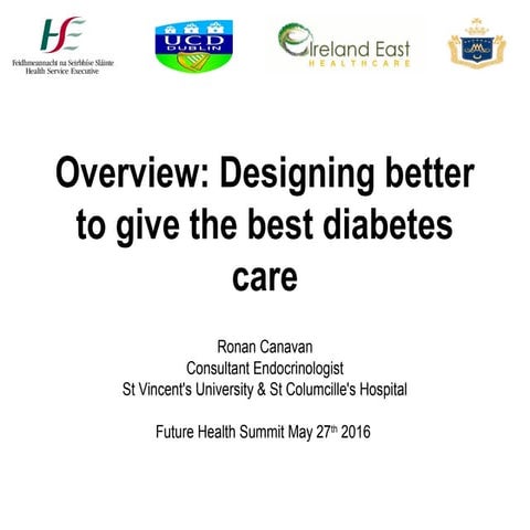 Dr. Ronan Canavan , Clinical lead of the National Clinical Programme ...