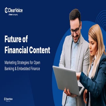 Future of Financial Content | ClearVoice | PDF