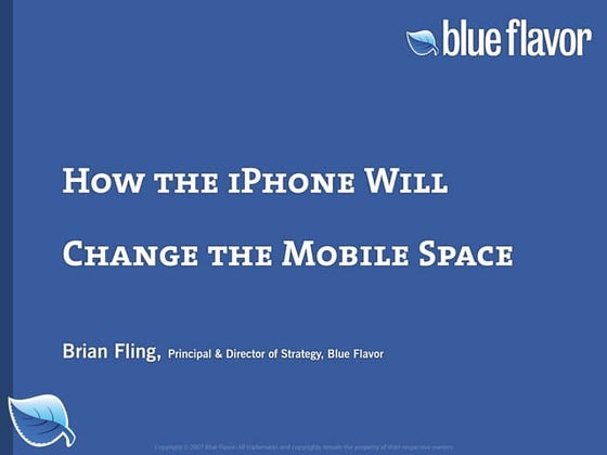 iphone presentation | PPT