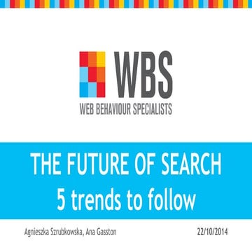 The Future of Search - five trends to follow | PDF