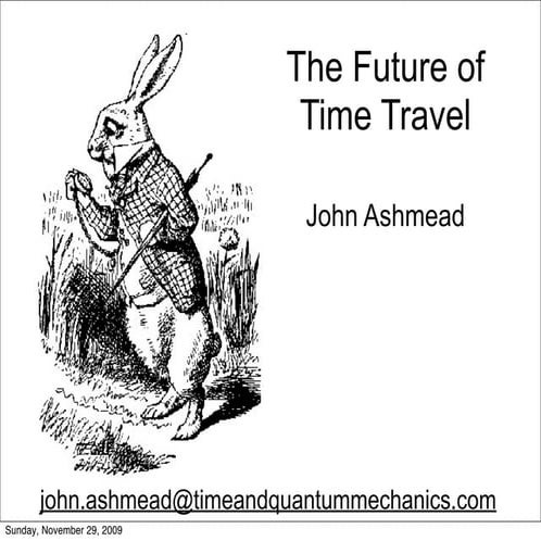 The Future of Time Travel | PDF