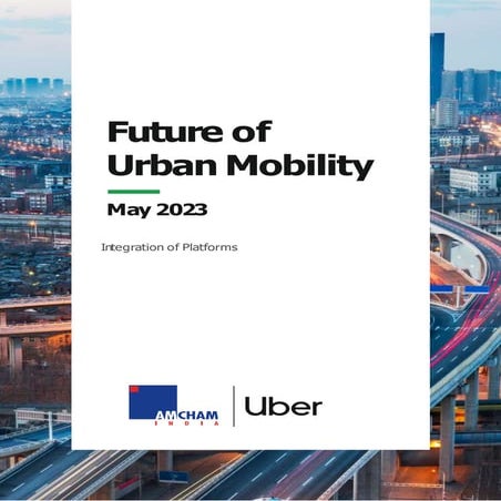 Future of Urban Mobility | PPTX