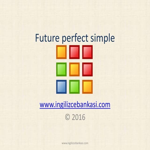Future perfect-simple | PPTX