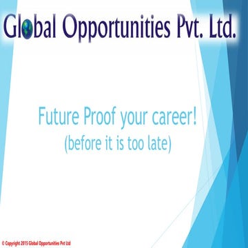 Future proof your career | PPT