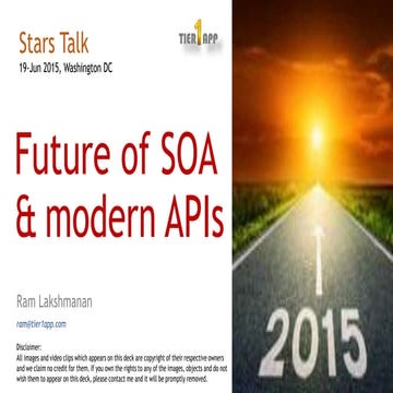 Future of SOA & Modern APIs | PPT
