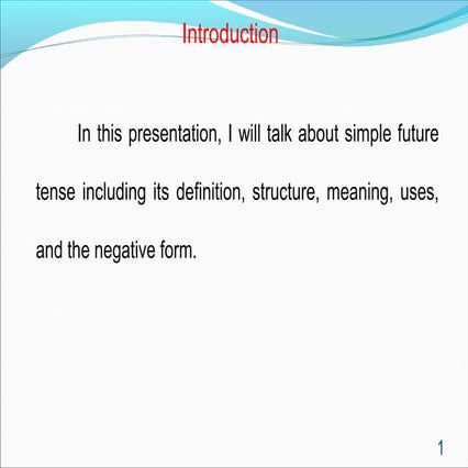 Future Simple | PPT | Programming Languages | Computing
