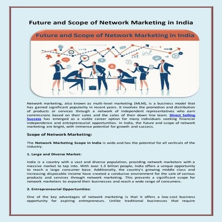 Future and Scope of Network Marketing in India 2023 | PDF