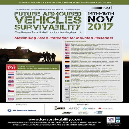 SMi Group's Future Armoured Vehicles Protection Systems USA 2020 ...