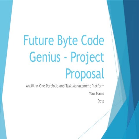 Future_Byte_Code_Genius project proposal | PPT