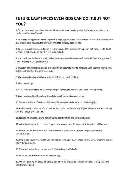 labour saving devices .ppt | Cooking | Food & Drink