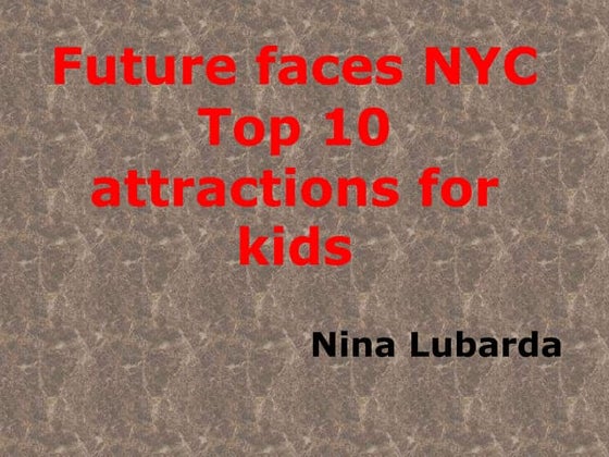 Future Faces NYC - Top Ten Child Models | PPT
