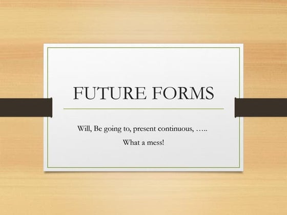 Future perfect and future continuous | PPT