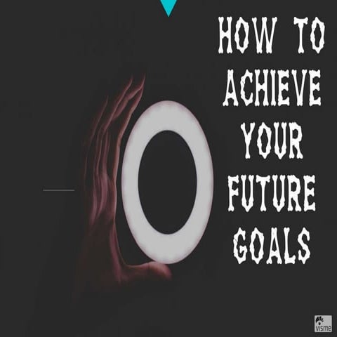how to achieve your future goals. | PPTX | Career Planning | Careers