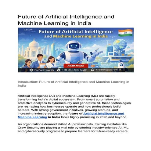 Future of Artificial Intelligence and Machine Learning in India.pdf