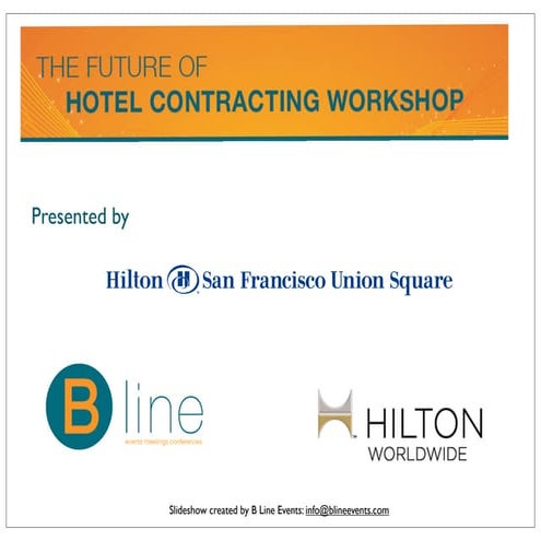 Future of Hotel Contracts | PPT