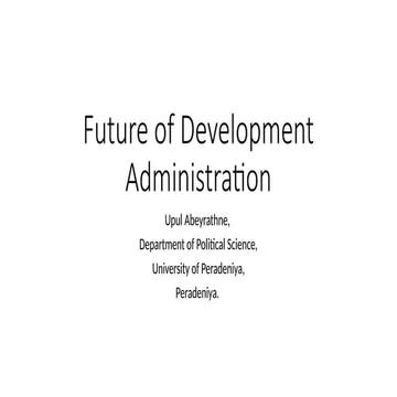 Future of Development Administration.pptx