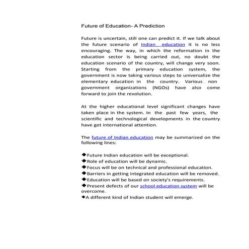 Problem of Education in Indonesia | DOCX